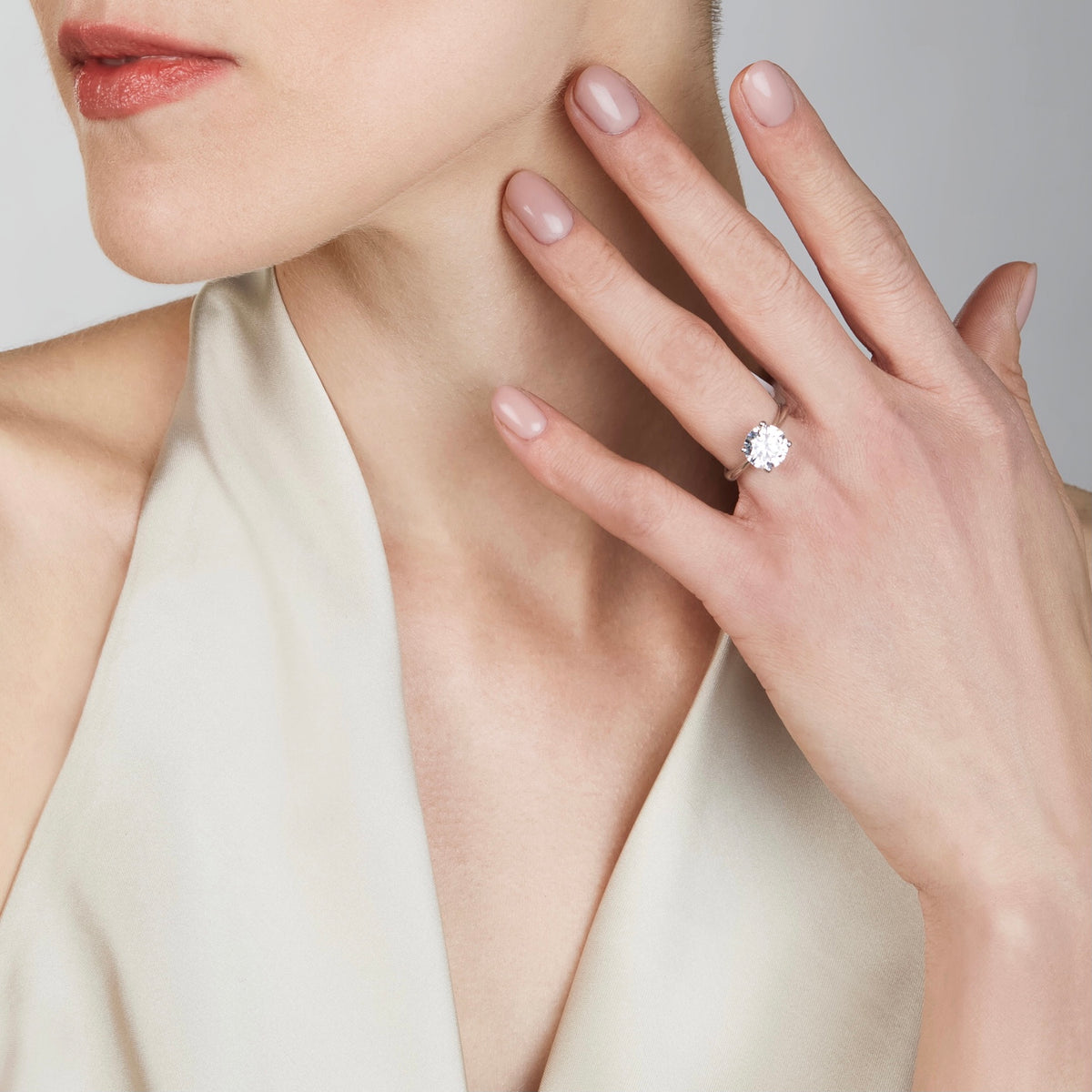 AMA - Hringur - 18kt gull, Lab grown demantar 0,50 eða 1,51ct – GÞ ...