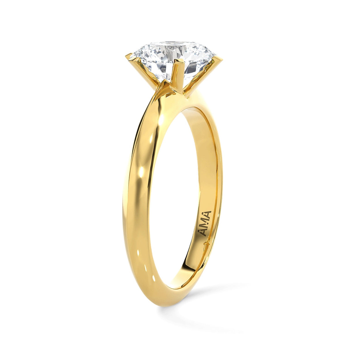 AMA - Hringur - 18kt gull, Lab grown demantur 0,70ct – GÞ Skartgripir ...
