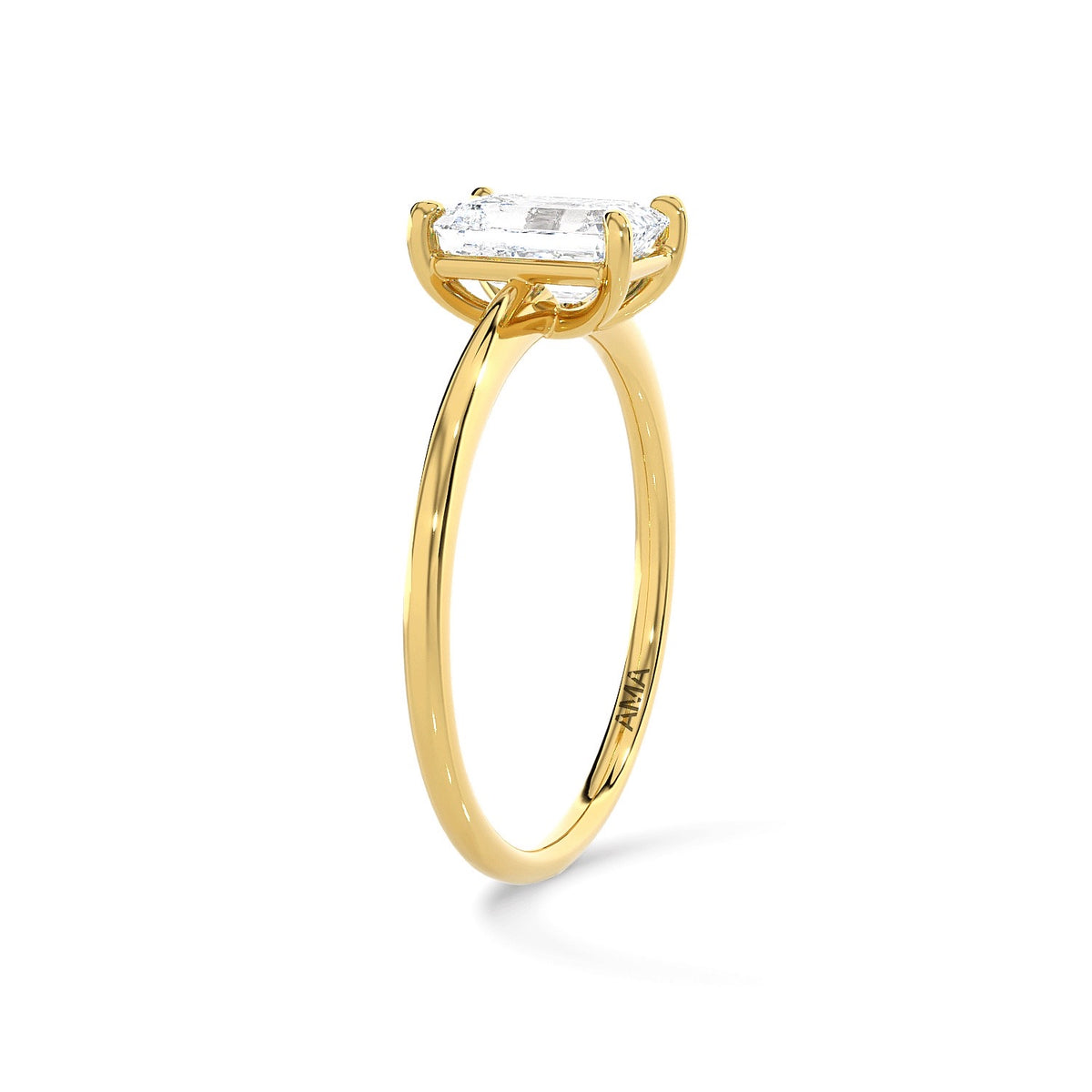 AMA - Hringur 18kt gull, Lab grown demantar 0,51ct, 0,70ct – GÞ ...