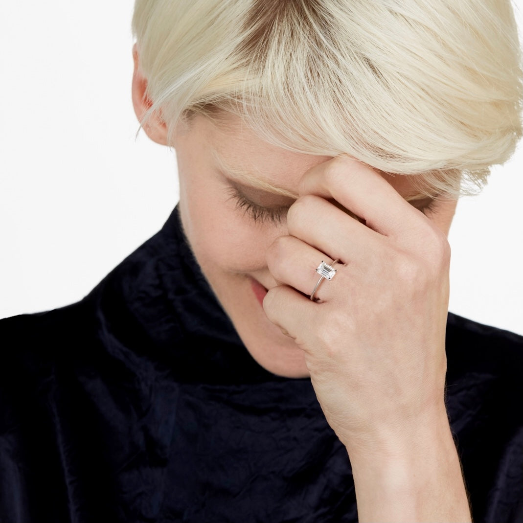 AMA - Hringur 18kt gull, Lab grown demantar 0,50ct – GÞ Skartgripir og ...