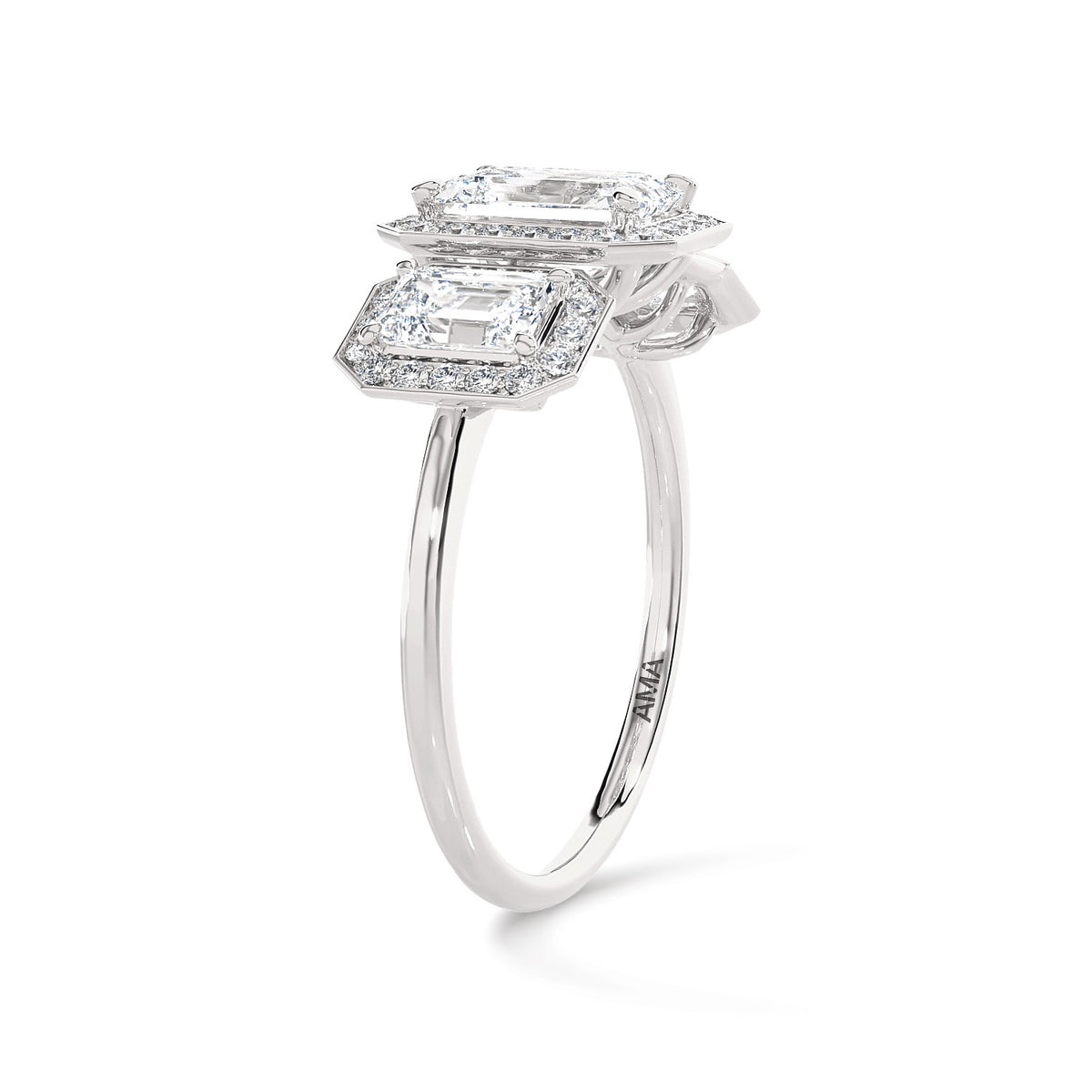 AMA -Hringur Trilogy -18kt gull, Lab grown demantar 1,76ct – GÞ ...