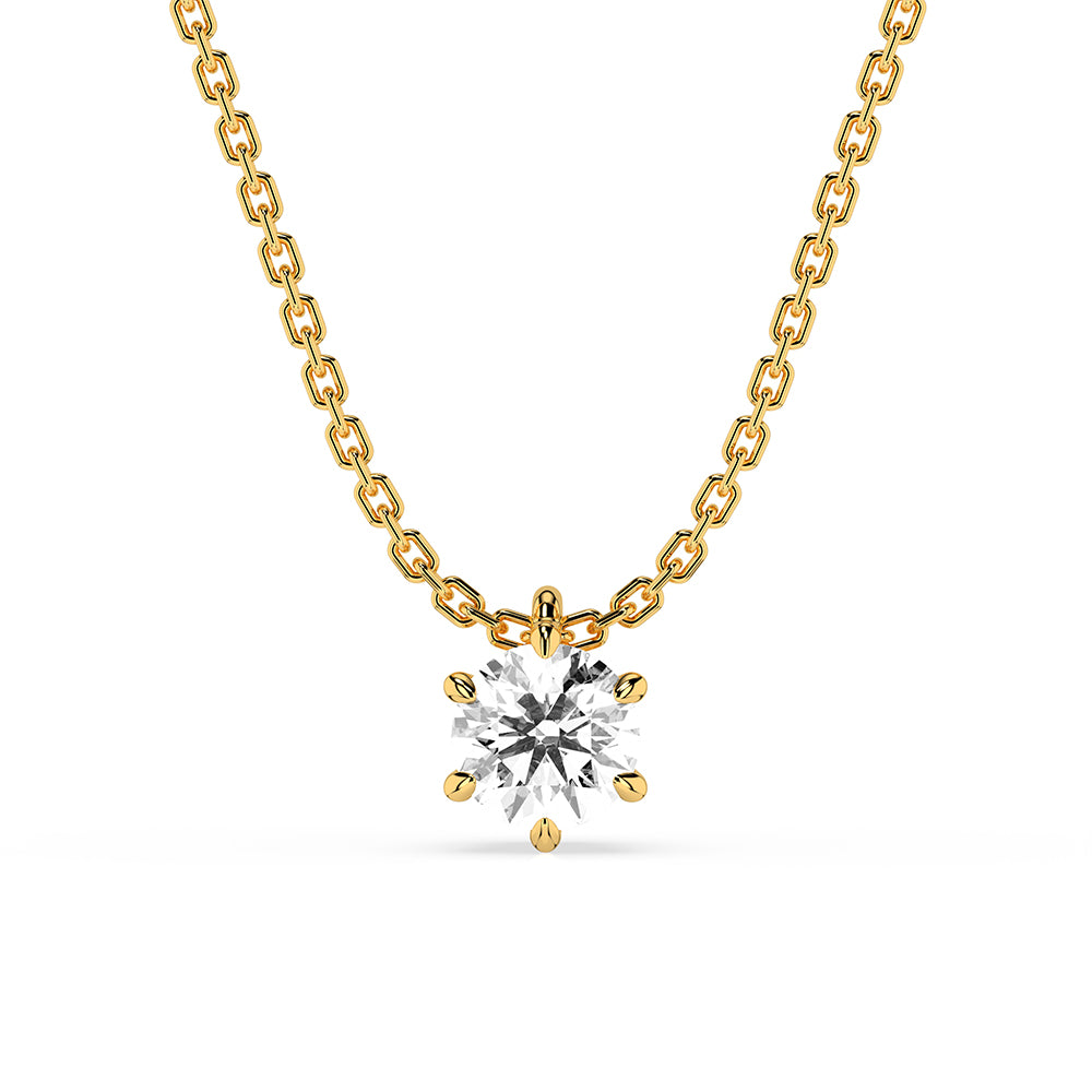 AMA - Hálsmen - 18kt gull, Lab grown demantur 1,00ct – GÞ Skartgripir ...