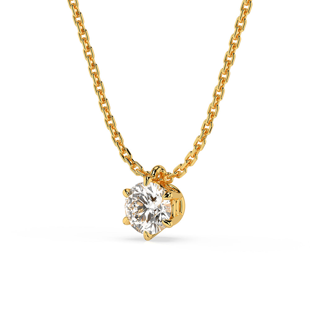 AMA - Hálsmen - 18kt gull, Lab grown demantur 1,00ct – GÞ Skartgripir ...
